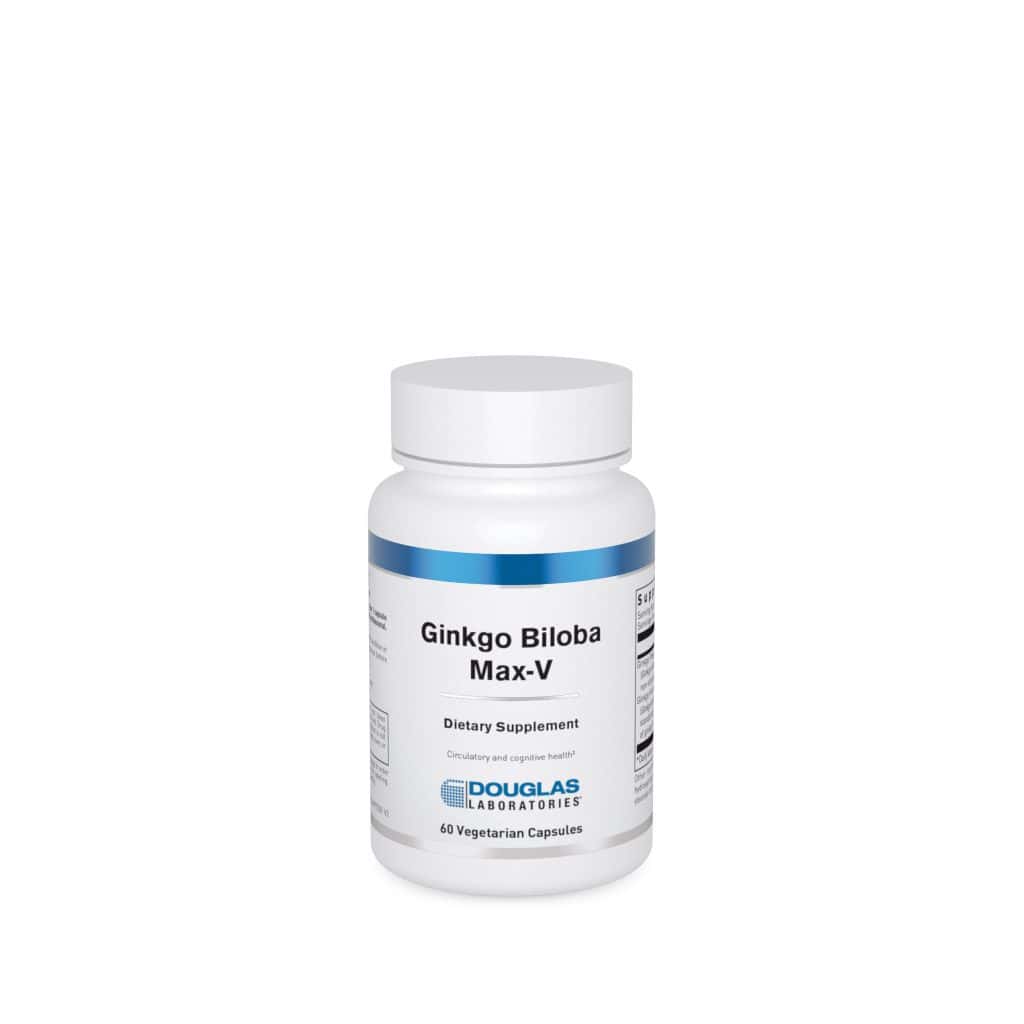 Ginkgo Biloba Max-V 60ct | Douglas Labs | Powerful Circulatory Mental ...